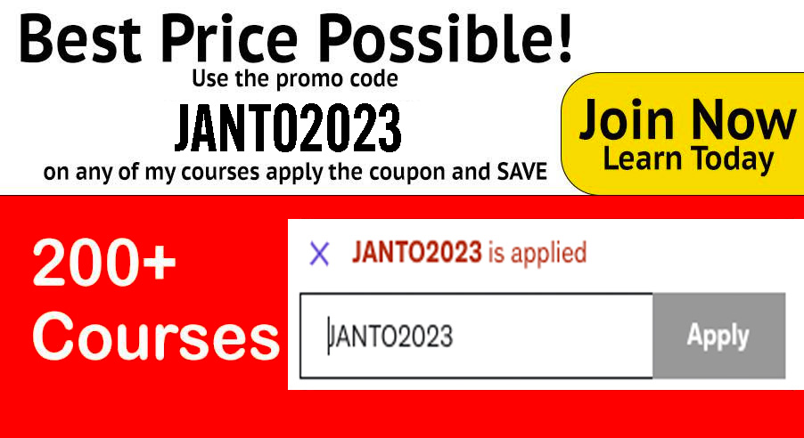 BIG Deal Top Courses 2023 Updates and more – Learn to Code Google Apps ...